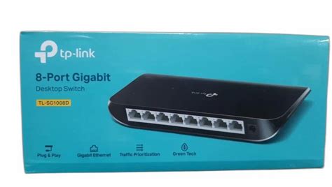 Tp Link 8 Port Gigabit Desktop Switch Lan Capable Black At ₹ 1300
