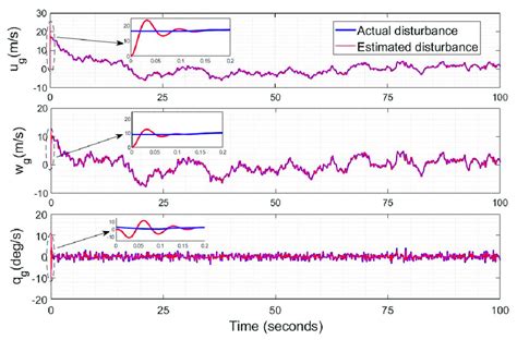 wind perturbation estimation using the unknown input observer