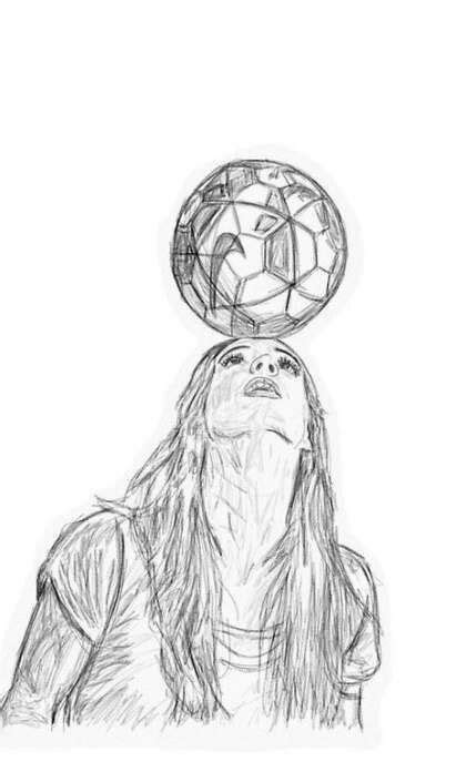 Alex Morgan Drawing Sketch Coloring Page