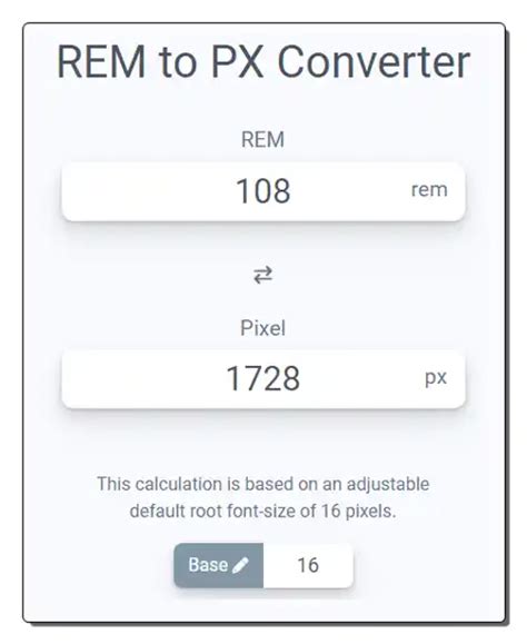 Best Free Online Rem To Px Converter Websites