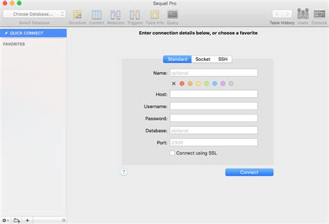 Sequel Pro Creating A Database