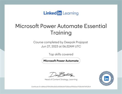 Deepak Prajapat On Linkedin Certificate Of Completion