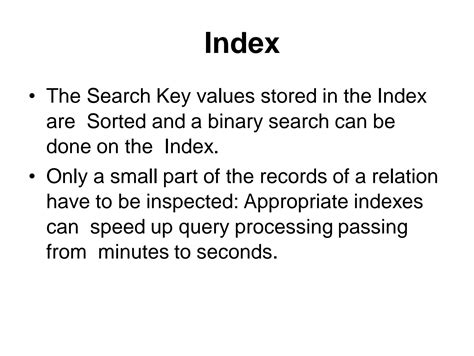 Solution Database Indexing Techniques 1 1 Studypool