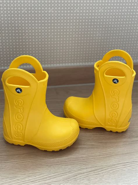 크록스 핸들잇 장화 C7 140사이즈 당근 중고거래