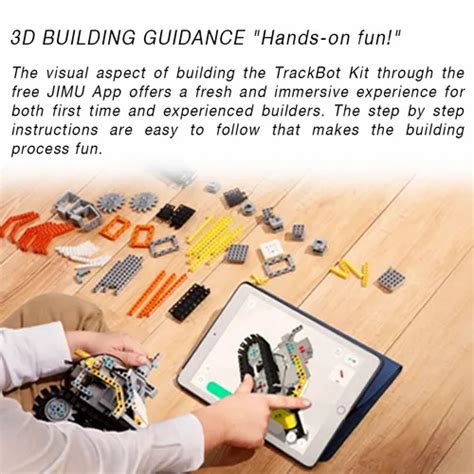Milagrow Ubtech Trackbot Kit App Enabled Building And Coding Stem Robot