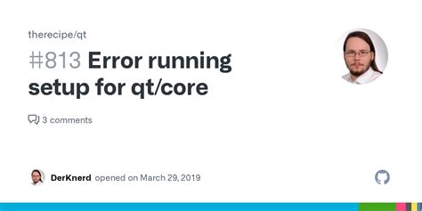Error Running Setup For Qt Core Issue Therecipe Qt GitHub