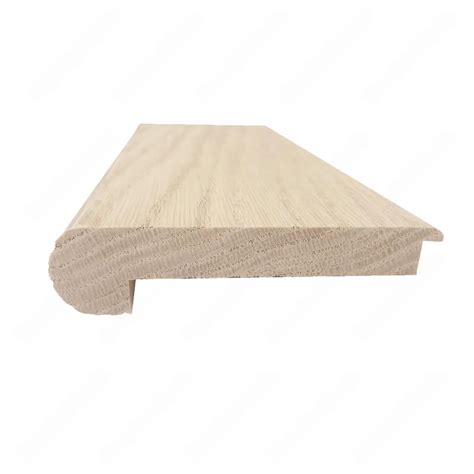 4 12 X 12 Overlap Nosing Red Oak Round Edge Natural Unfinished
