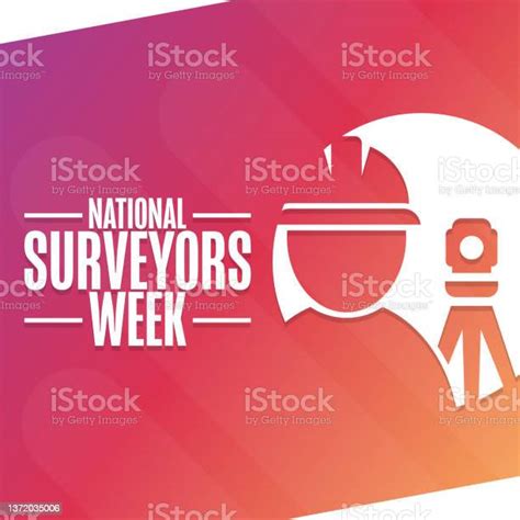 전국 측량 주간 휴일 개념 배경 배너 카드 텍스트 비문이있는 포스터용 템플릿 벡터 Eps10 그림입니다 주에 대한 스톡 벡터 아트 및 기타 이미지 Istock