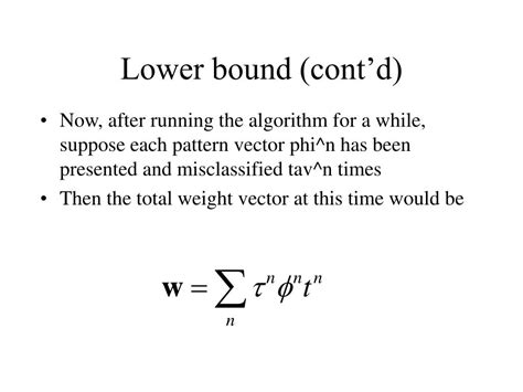 Ppt Perceptron Convergence Theorem 1 Level Powerpoint Presentation Id823379
