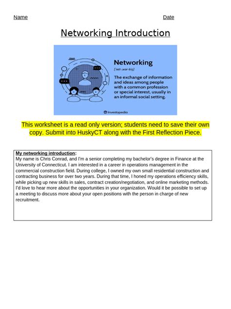 Module 3a Networking Introduction Worksheet Pdf