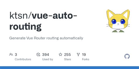 Github Ktsnvue Auto Routing Generate Vue Router Routing Automatically