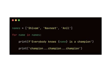 part 3 python tutorial for loop in python with examples ppt