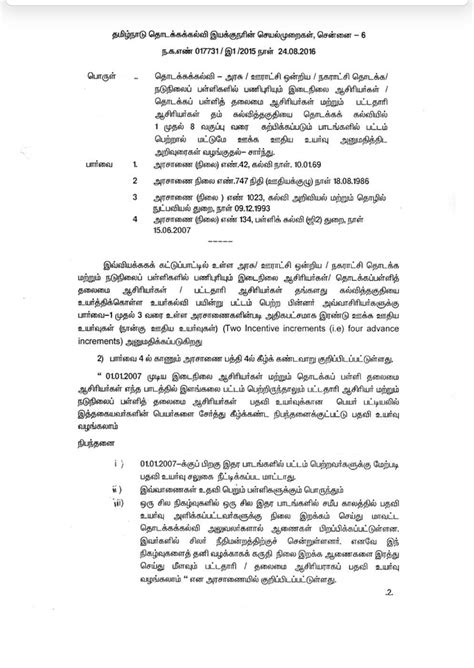 Dee வணிகவியல் பொருளாதாரம் கணினி அறிவியலுக்கு ஊக்க ஊதிய உயர்வு கிடையாது என அறிவிப்பு
