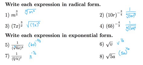 Fractional Exponents Fractional Rational Exponents