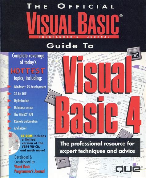 The Official Visual Basic Programmers Journal Guide To Visual Basic 4 Barlow Chris De Bruijn