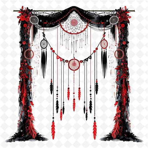 Png Triangular Gate With Bohemian Wedding Decorations Gate Is Dr