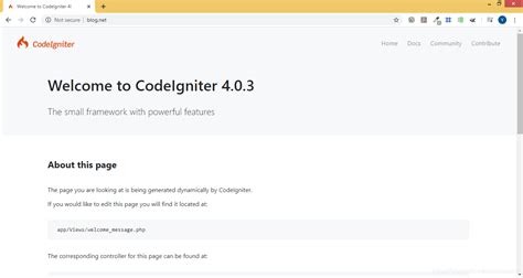 Codeigniter 4基础教程（8） 一个简单的博客（blog）例子一codeigniter4教程 Csdn博客