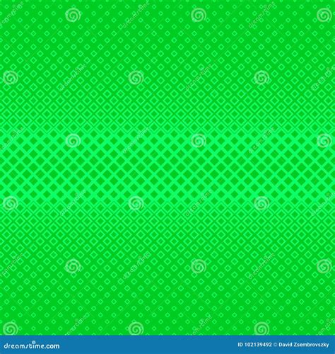 Green Geometrical Halftone Square Pattern Background Vector Illustration From Squares In
