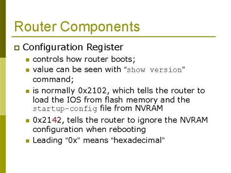 Cisco Router Configuration Basics Scalable Infrastructure Workshop Router