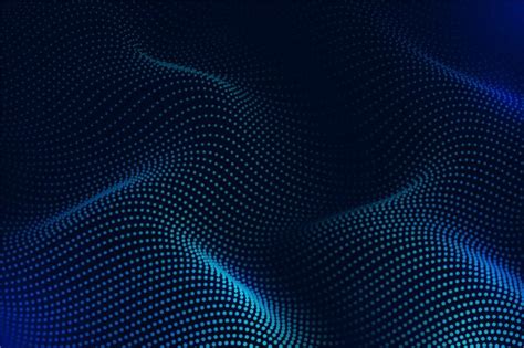 Premium Vector Gradient Particle Wave Background