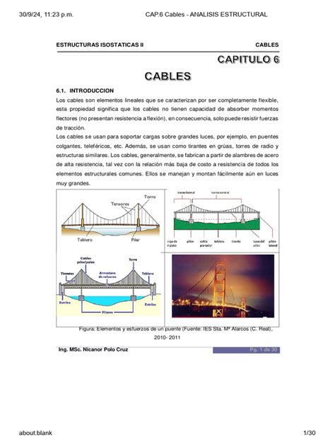 Cap6 Cables Analisis Estructural Pdf