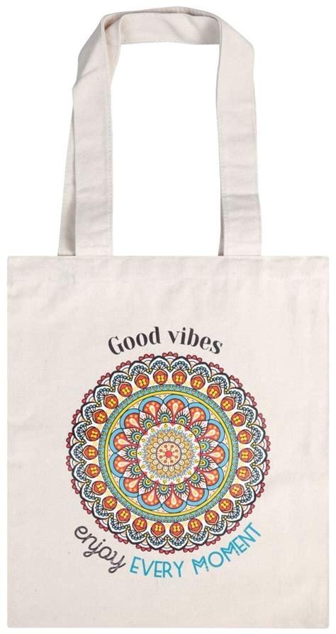 Текстилна чанта за книги Мандала Good Vibes Store Bg