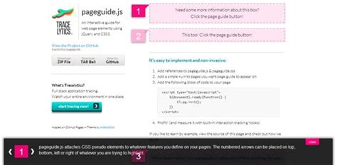 An Interactive Visual Guide For Better User Experience Pageguide Js