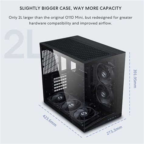 Lian Li O11d Mini V2 Flow Vs Fractal Design Node 804 Case Comparison