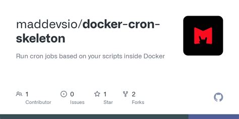 Github Maddevsio Docker Cron Skeleton Run Cron Jobs Based On Your
