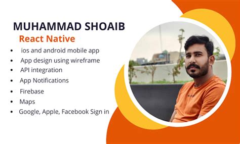 Build Ios Android App From Scratch Using React Native By Shoaibse178