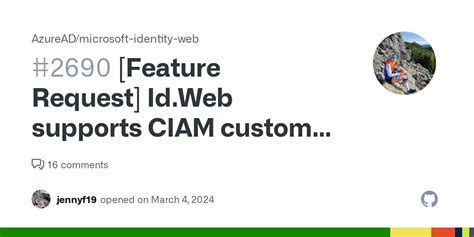 Feature Request Idweb Supports Ciam Custom User Domains · Issue
