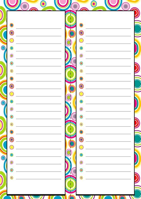 Список дел распечатать шаблоны Аналогий нет