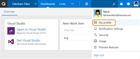 Ändern Ihrer Bevorzugten E Mail Adresse Für Benachrichtigungen Azure Devops Microsoft Learn