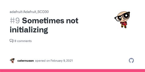 Sometimes Not Initializing · Issue 9 · Adafruitadafruitscd30 · Github