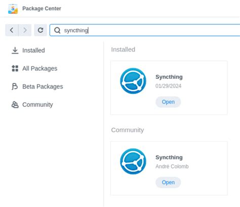Installing Syncthing On Synology With DSM 7