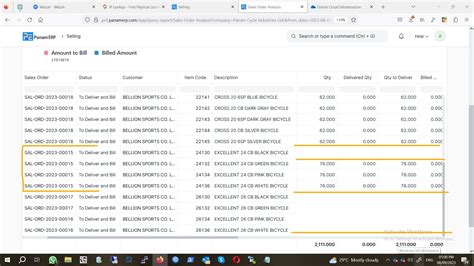 Sles Order Analysis Rreport Is Not Showing Value Of Some Columns Erpnext Frappe Forum