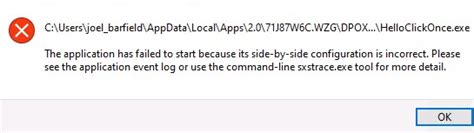 Applications Deployed Using ClickOnce Fail To Launch On Computers