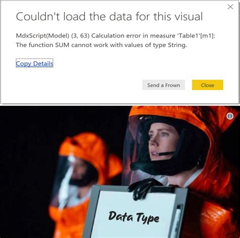 Data Type R PowerBI