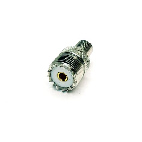 ВЧ переходник PL(UHF) 259 female (гнездо) - F female (гнездо) - 10 штук ...