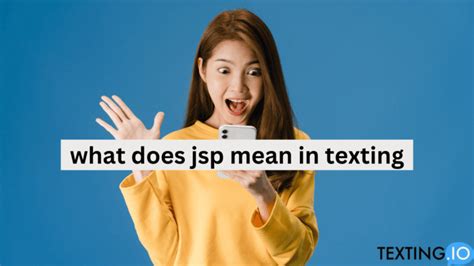 Jsp Meaning In Text