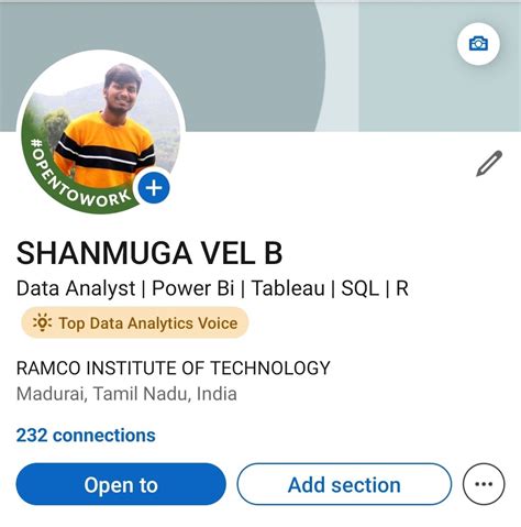 Shanmuga Vel B On Linkedin Dataanalytics Linkedin
