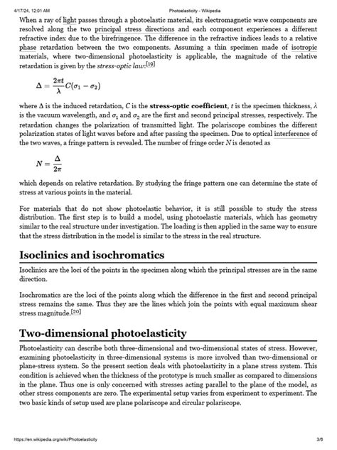 Plane Polariscope Pdf Physical Phenomena Electromagnetism