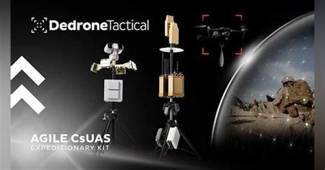 Dedrone Launching Portable Counterdrone Security For Warfighters Security Info Watch