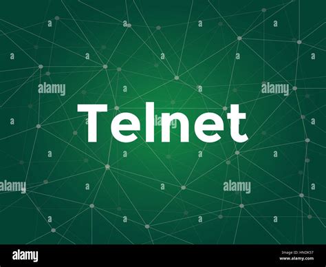 Telnet Text Stock Vector Images Alamy