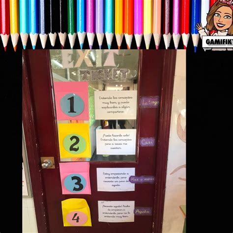 Exit ticket Gran herramienta de evaluación y autoevaluación Están divididos en 4 niveles