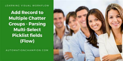 Add Record To Multiple Chatter Groups Parsing Multi Select Picklist