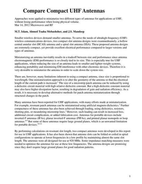 Enhancement In Phased Array Antenna