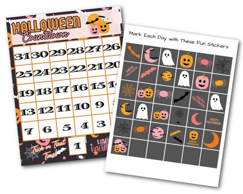 How Many Days Until Halloween Countdown Calendar