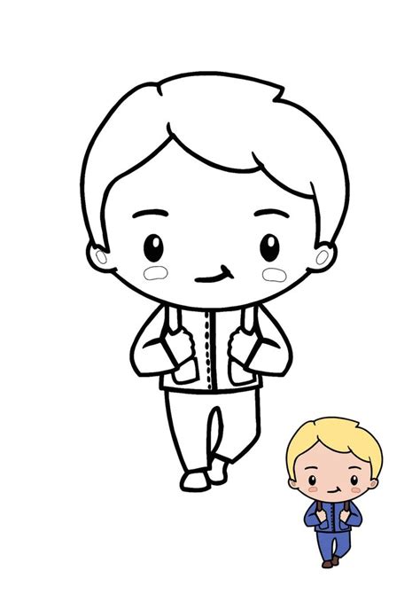 Tranh Tô Màu Cho Bé Trai Tuổi Đẹp Có Hình Mẫu