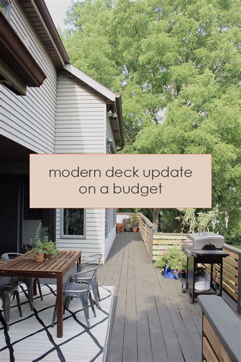 Modern Deck Update On A Budget — Lauren Koster Creative
